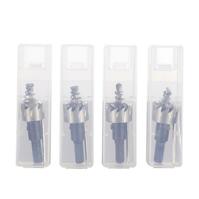 Hole Saw Drill 15-53mm HSS Carbide Tipped Core Drill Bit for