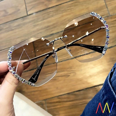 Faion Rimless Sunglasses For Women Se Ladies Sun Glasses