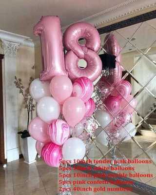 1set 18 Years Old Boy Girl Birthday Party Decoration 30inch