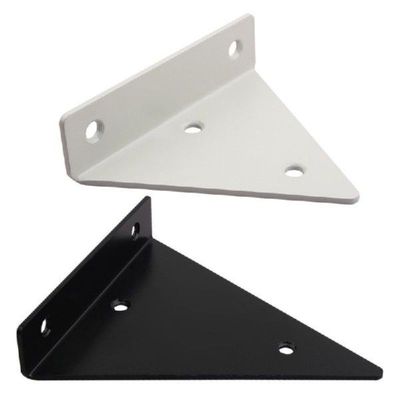 2 Pcs Triangular Shape Floating Shelf Brackets Invisible