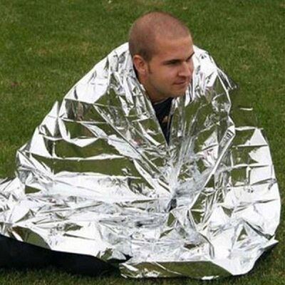 Emergency Blanket 210cm*130cm Silver Foldable Emergency