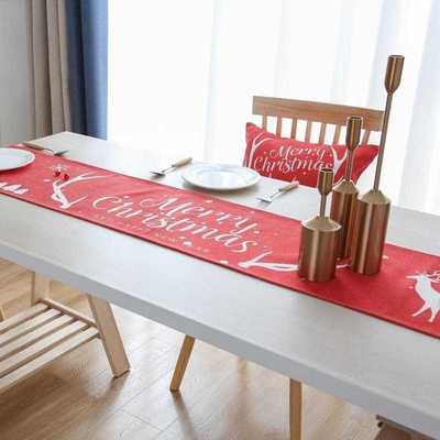New Year ins table runner Christmas Decoration Table Runners