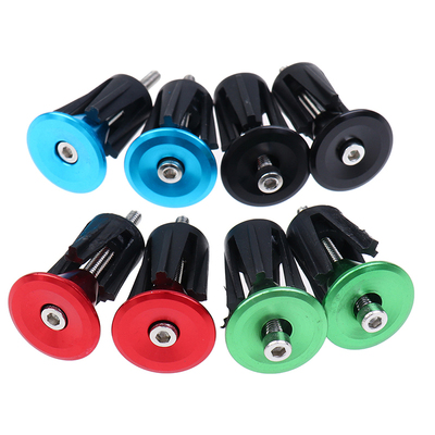 1Pair Aluminum Alloy Handle Grip Bar End Stoppers Bicycle