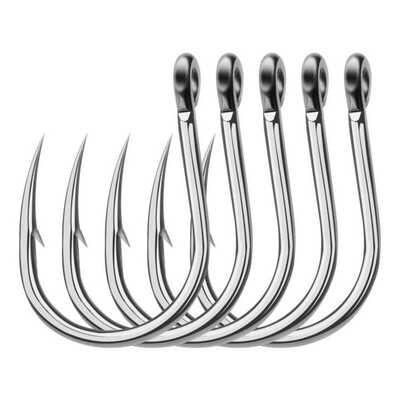 20pcs Saltwater Fishing Hook Jigging Hook 1/0#-13/0# Stainl