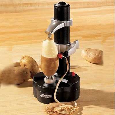 1PC New Electric Spiral Apple Peeler Cutter Slicer Fruit Pot