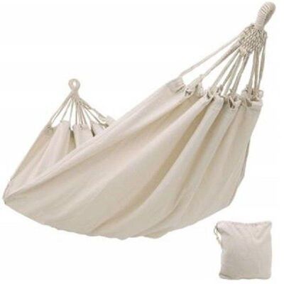 Double Hammock Outdoor Rollover Prevention Camping Canvas