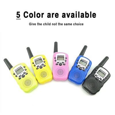2pcs BF-T3 PMR446 Walkie Talkie Best Gift for Children Radi