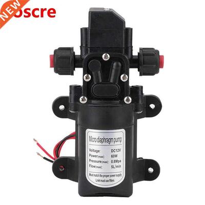 12V DC 60W Self Priming Water Pump ABS shell 5L/Min 116Psi H