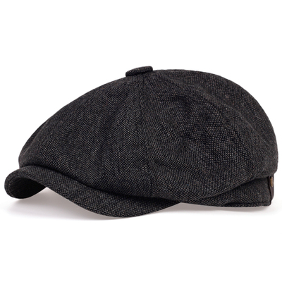 Men Newsboy Hats Peaky Autumn Vintage Herringbone Octagon Ca