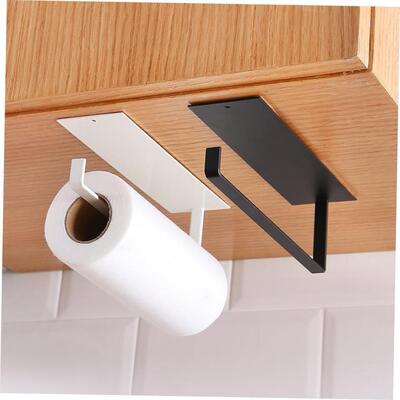 Paper Towel holder non-perforating kitchen paper hanger roll