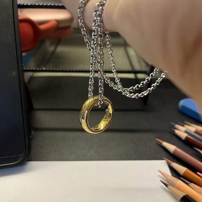 Lord of The Finger Rings Magic Ring High-end Titanium Steel