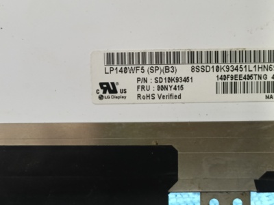 LG  LP140WF5(SP)(B3) 1920/1080  小口40针EDP 0.4mm间距
