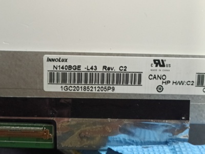 N140BGE-L43    LED40针 1366×768分辨率 拆机A成色新