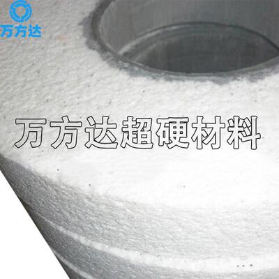 万方达现货大气孔白刚玉平行砂轮600750磨橡胶大气孔白砂轮轧辊