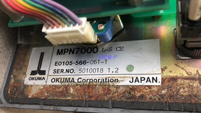 OKUMA大隈MPN7000面板E0105-566-061-1/2/4、E4809-770-095