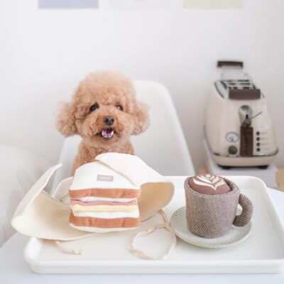 Lambwolf美食系列藏食发声狗玩具