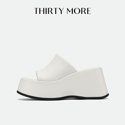 【流行算法】Thirty More厚底拖鞋女2026夏季新款百搭外穿凉拖鞋