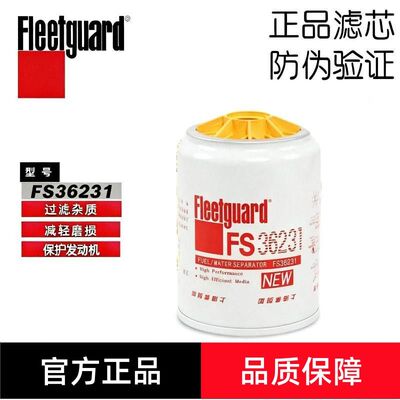 上海弗列加FS36231适用于康明斯东风天锦53C0576柴油粗滤FS36215