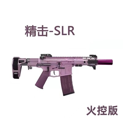 精击slr火控版电动连发玩具成人解压科教训练模型肥肥钢镚