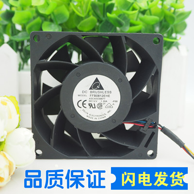 台达 FFB0812EHE -F00 DC 12V 1.35A 8CM 8038大风量散热风机风扇
