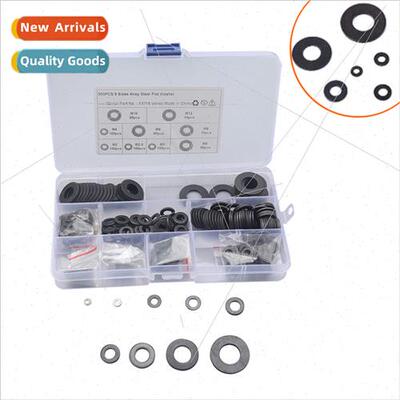 550pcs box 9 kinds specifications 8.8 blackened flat washers