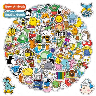 VSCO aesthetic pin stickers 100 PVC waterprocute cartoon gua