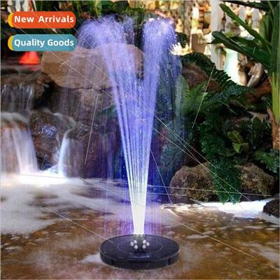 Solar Fountain wh LED ghts Patio Landscaping Fountain Bird B