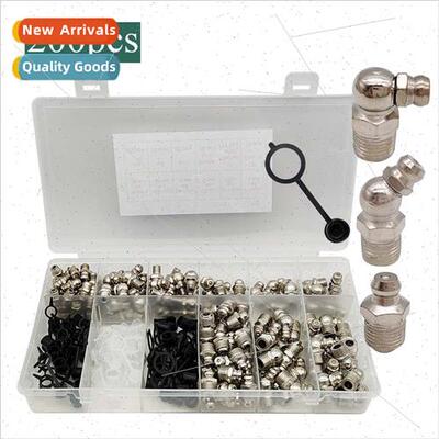 200pcs boxed grease nipple+cap combo set M6M8M10 grease nipp