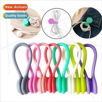 Magnetic Earphone Cable Winder Cell Phone Headphone Cable Wi