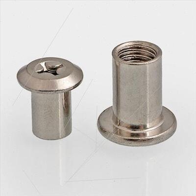 Iron chamfered cross flat head plywood nuts flat head bevele