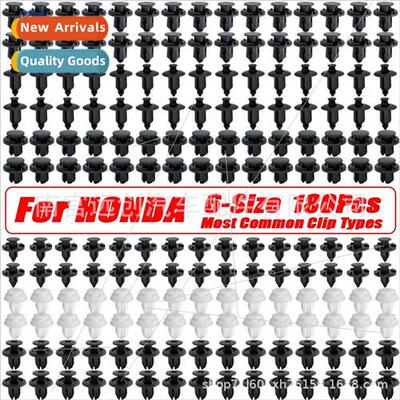 180PCS Pocket Clip 6 Types适用Honda Civic Accord CR-V Car Bu