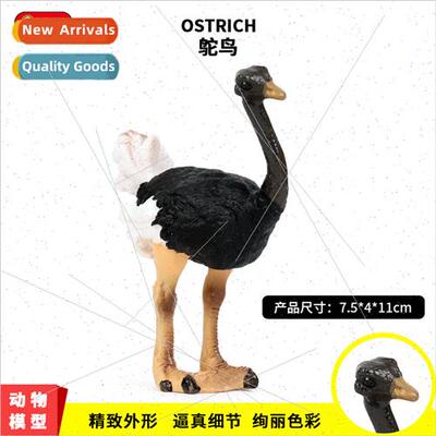 mulation wildlife bird model African ostrich flying bird toy