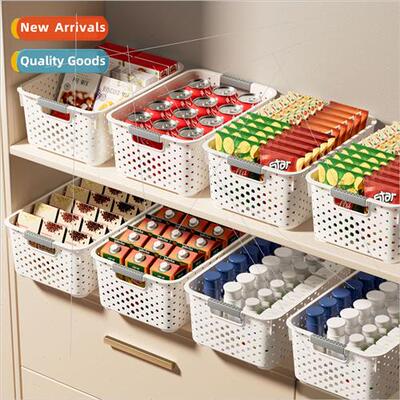 Desktop storage baskets plastic household kchen living room