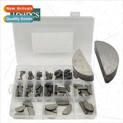 164pcs box set half round key C shape moon key half moon key