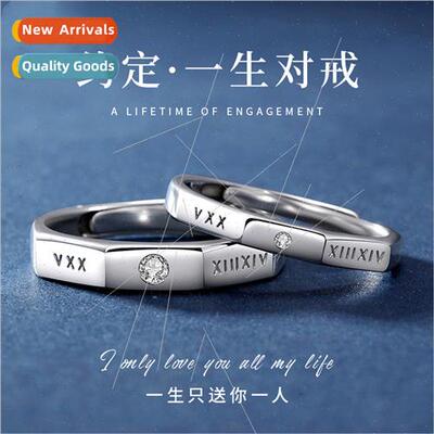 Couple rings a pair diamond ring men women niche exquise fas