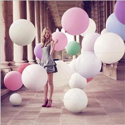 36 inch big balloon 25g round wedding decoration burst latex