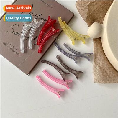 Ins frosted texture duckbill clip posioning clip cushion hai