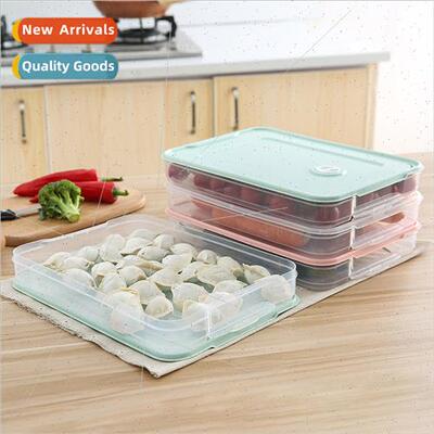 Dumpling Storage Box Refrigerator Organizer Multi-Layer Dump