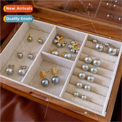 lver needle Koreains simple pearl earrings simple versatile