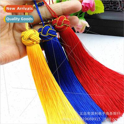 Clip gold wire around line buckle cap tassel spike new Chine