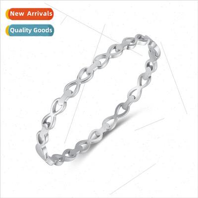 Korea hollow 8 stainless steel jewelry bracelet female
