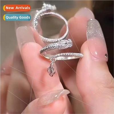 New dragon pendulum tail ring jewelry tune good luck ring op