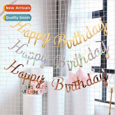 Stamping Hanging Flag Party Decoration Atmosphere Party Supp