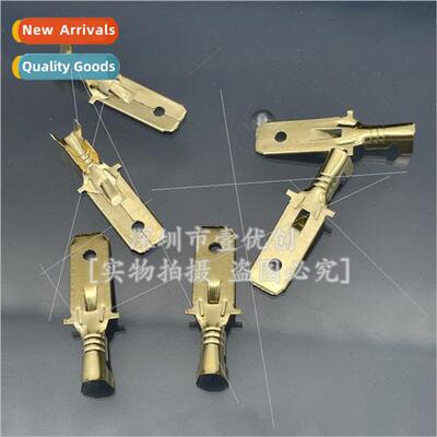 6.3mm four-square insert spring insert fast wire connector a