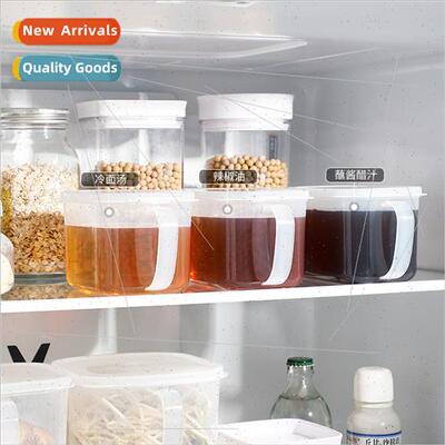 483New Products Organizer wh Handle Transparent Box Refriger