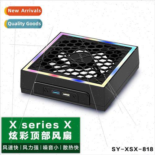 xbox series x top cooling fan xsx console cooler rgb color l