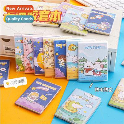 Cute plastic sleeve book student notepad inspirational diary