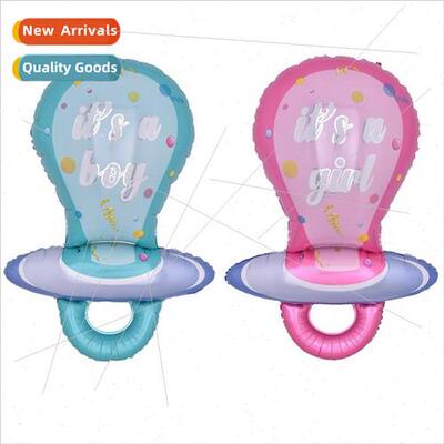 Baby birthday 100 days banquet pacifier aluminum film balloo