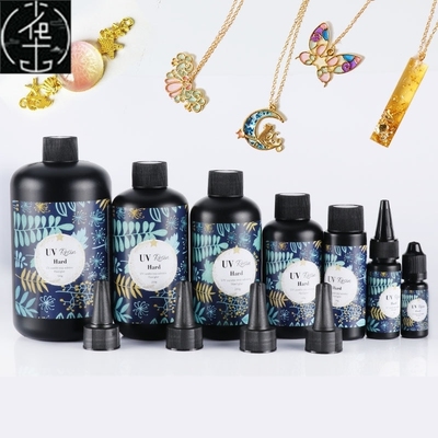 Hard UV Resin Glue Crystal Clear Ultraviolet Curing Epoxy Re