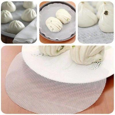 1Pc Silicone Steamer Mesh Pad Non-Stick Steamer Mat Dim Sum